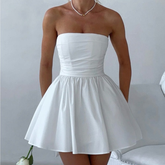 babyboo | Dresses | Babyboo Katrina Mini Dress Ivory | Poshmark